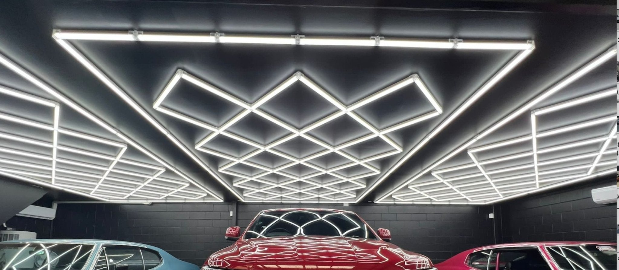 DIAMOND GRID WITH A LED BORDER LIGHT – Get Lit LED Lighting Store