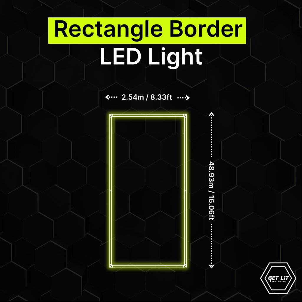 RECTANGLE BORDER LED LIGHT GL/C80 | Get Lit LED Lighting Store